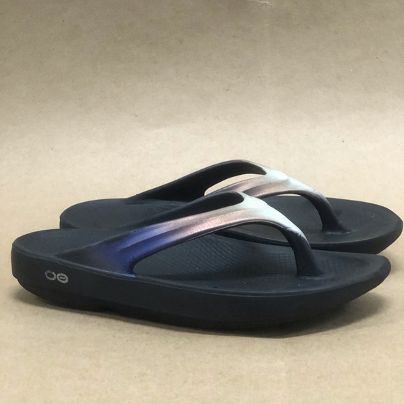 OOFOS | Shoes | Oofos Oolala Luxe Thong Sandal Sz 8 | Poshmark